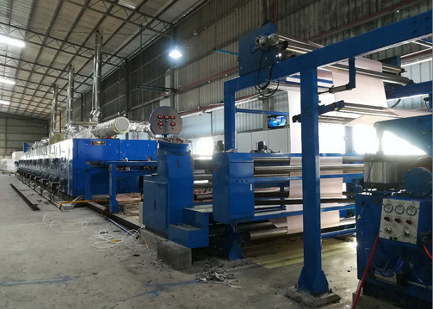 Customized Textile Stenter Machine 6M Entry Horizontal Rail With Anti ...