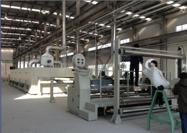 Non - Lubricated Rail Fabric Stenter Machine Fabric Working Width 1400 ...